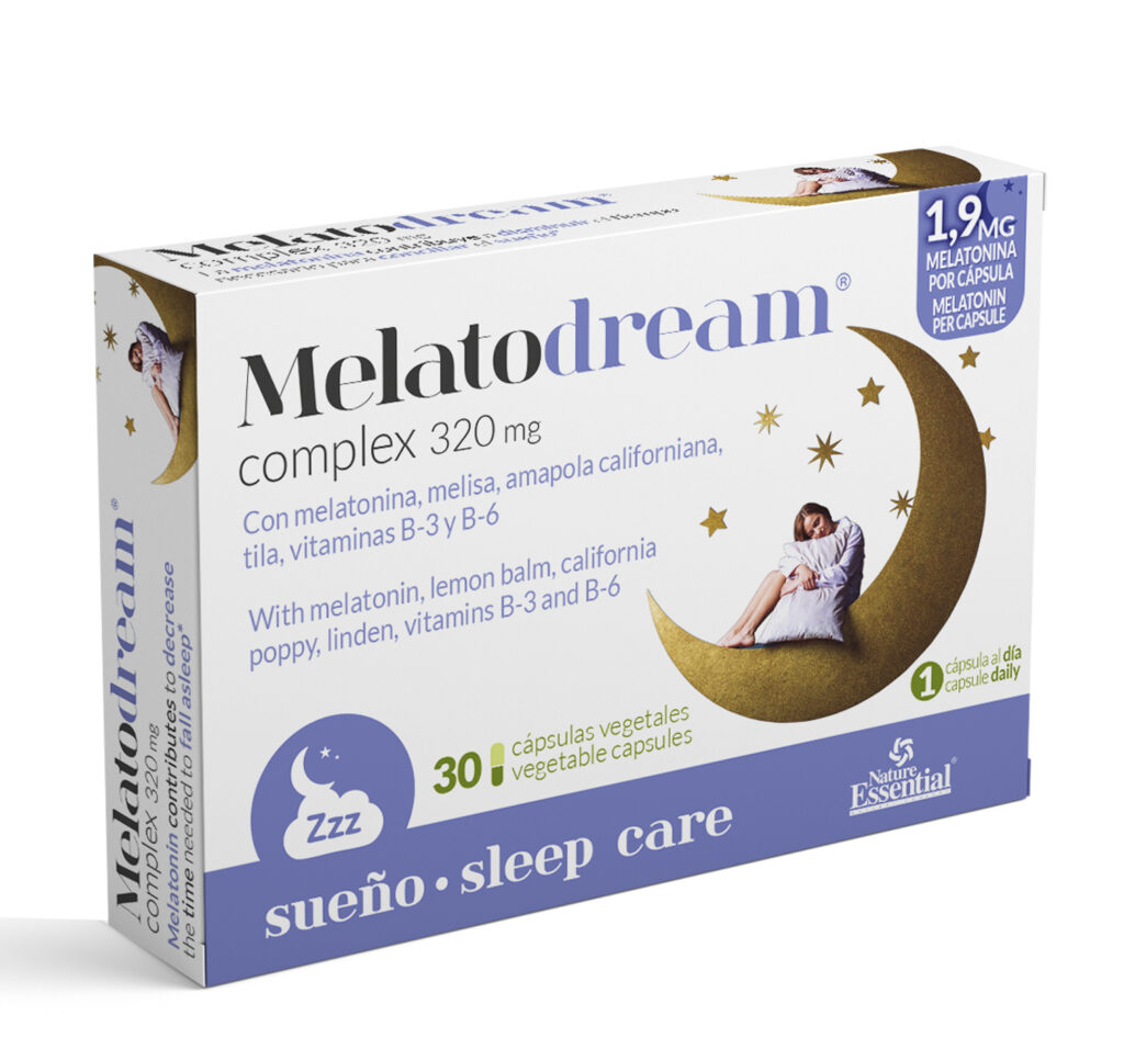 Melatodream® 320 mg. 30 cápsulas vegetales – Laboratorios Bio•Dis Pharma